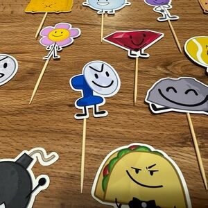 Party Supplies | Battle For Dream Island Characters Party Cupcake ...